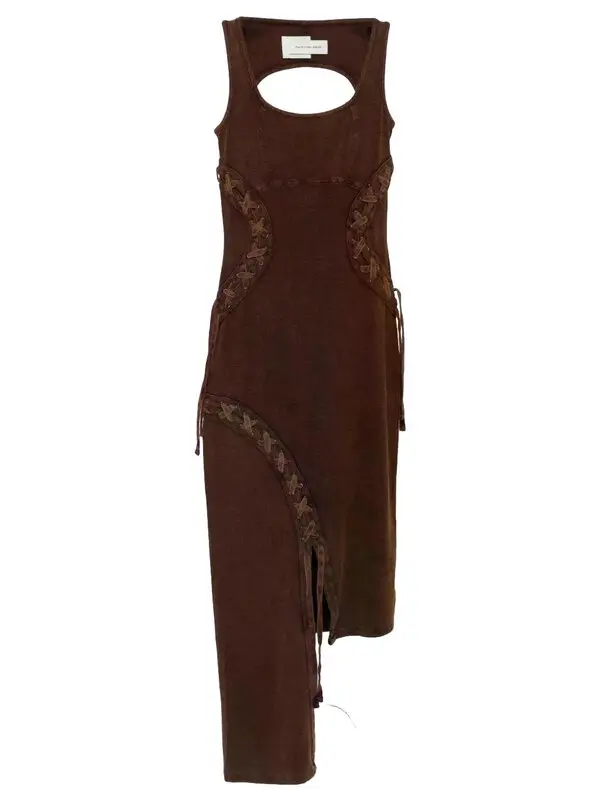 FENG CHEN WANG Braided Dress - Brown