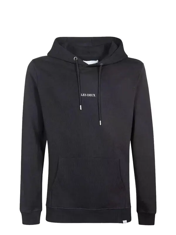 LES DEUX Logo Hoodie - Blue