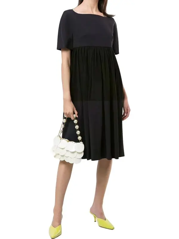 Delpozo Colour-block Midi Dress - Blue