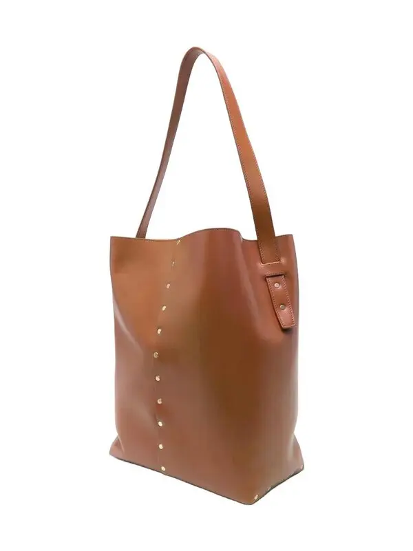 Fabiana Filippi Leather Shoulder Bag - Brown