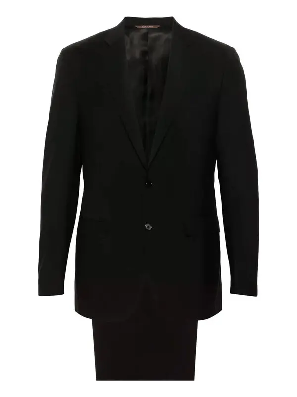 Canali Single-breasted Suit - Black