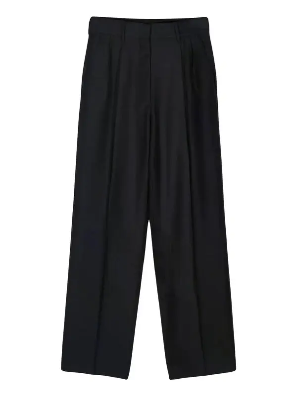 BLAZÉ MILANO Pleated Tailored Trousers - Blue
