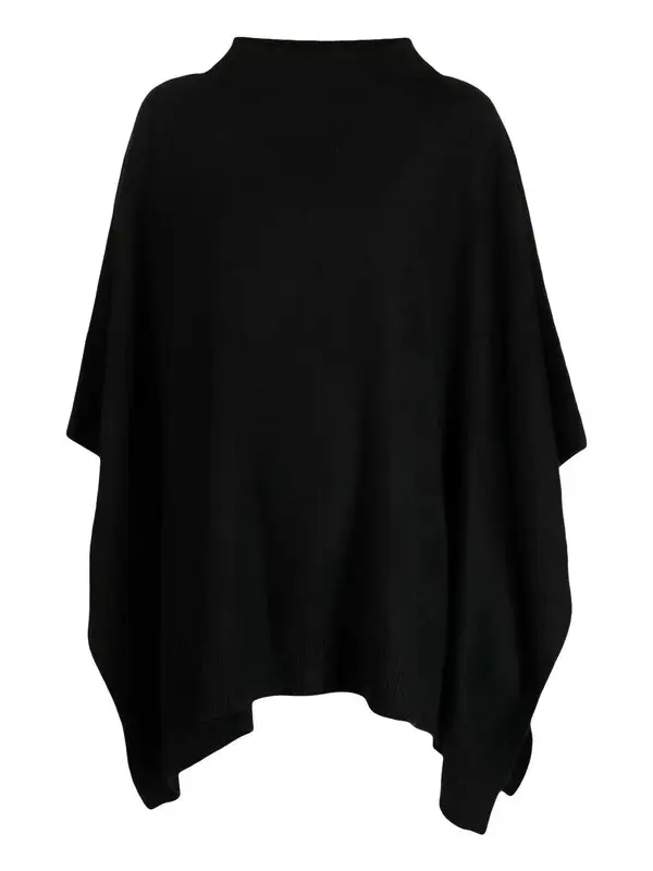 Vince Slit-sleeve Cashmere Jumper - Black