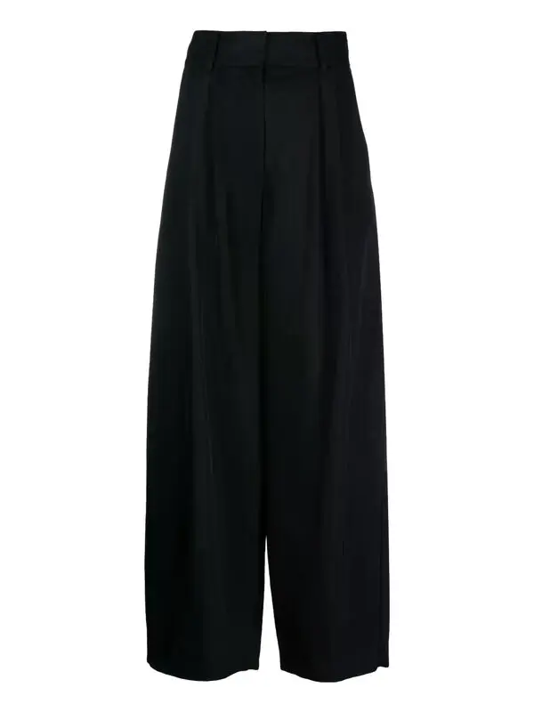 BY MALENE BIRGER Piscali High-waist Trousers - Black