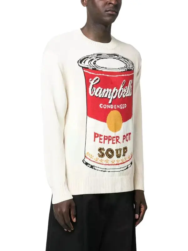 Junya Watanabe X Andy Warhol Cotton Jumper - Neutrals