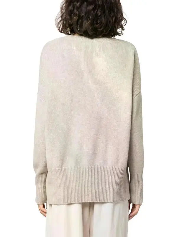 LISA YANG Extra-long Sleeved Cashmere Jumper - Neutrals