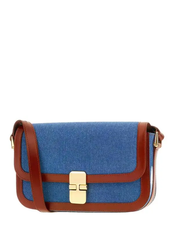 A.p.c. Mini Grace Crossbody Bag - Blue