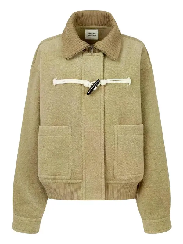 STUDIO TOMBOY Herringbone-pattern Jacket - Neutrals