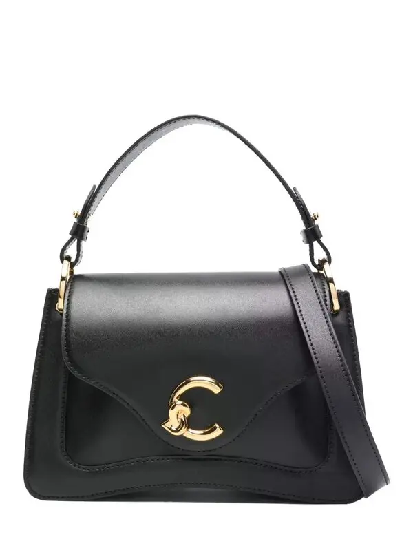 COCCINELLE Small C-me Cross Body Bag With Top Handle And Detachable Shoulder Strap - Black