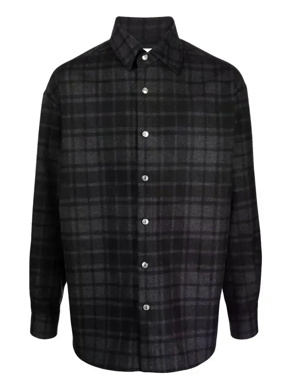 Iceberg Checked Shirt - Grey