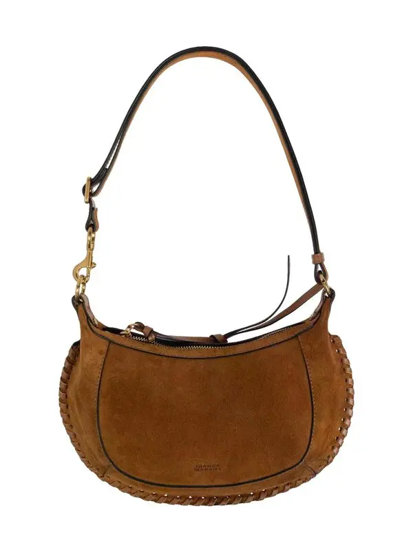 Isabel Marant Étoile Oskan Moon Suede Shoulder Bag - Brown