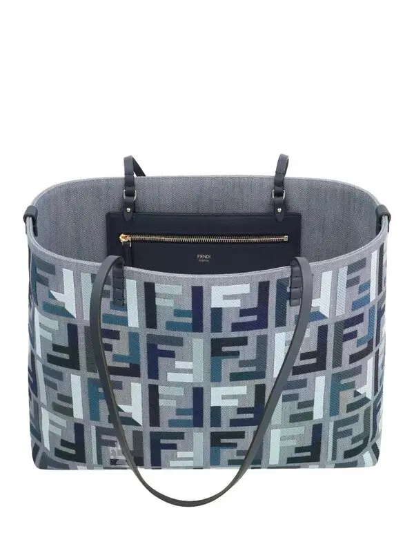 Fendi Large Roll Tote Bag - Blue