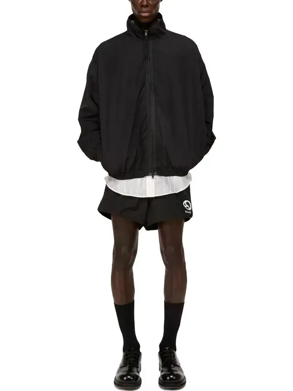Acne Studios Logo-embroidered Jacket - Black
