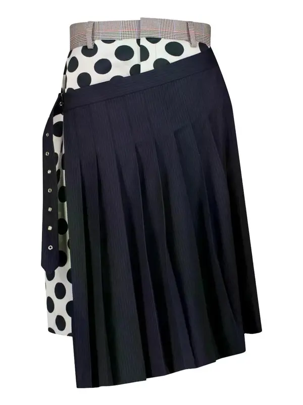 CHARLES JEFFREY Polka-dot Skirt - Blue