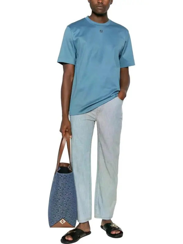 Fendi Cotton-blend Jeans - Blue