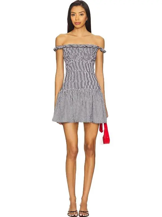 MORE TO COME Tessa Mini Dress - Black