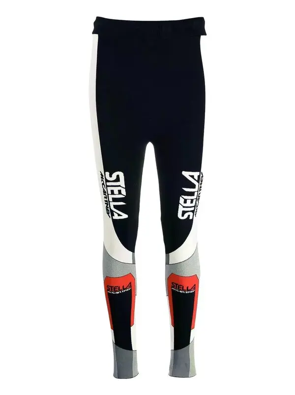 Stella McCartney Sporty Logo-print Leggings - Black