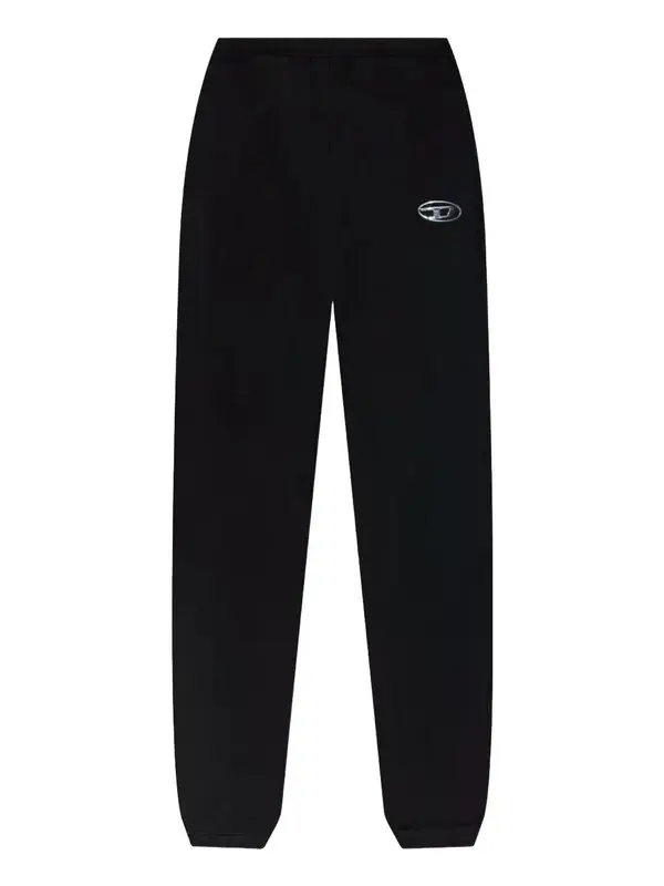 DIESEL® Embroidered Logo Track Pants - Black