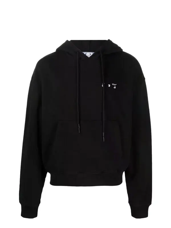 Off-White Caravaggio Paint Over Hoodie - Black