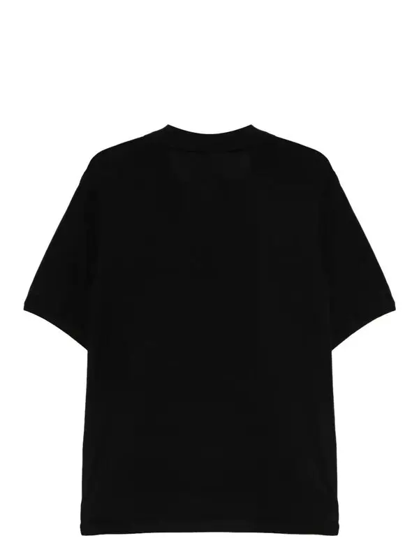 MC2 SAINT BARTH Cotton Polo Shirt - Black