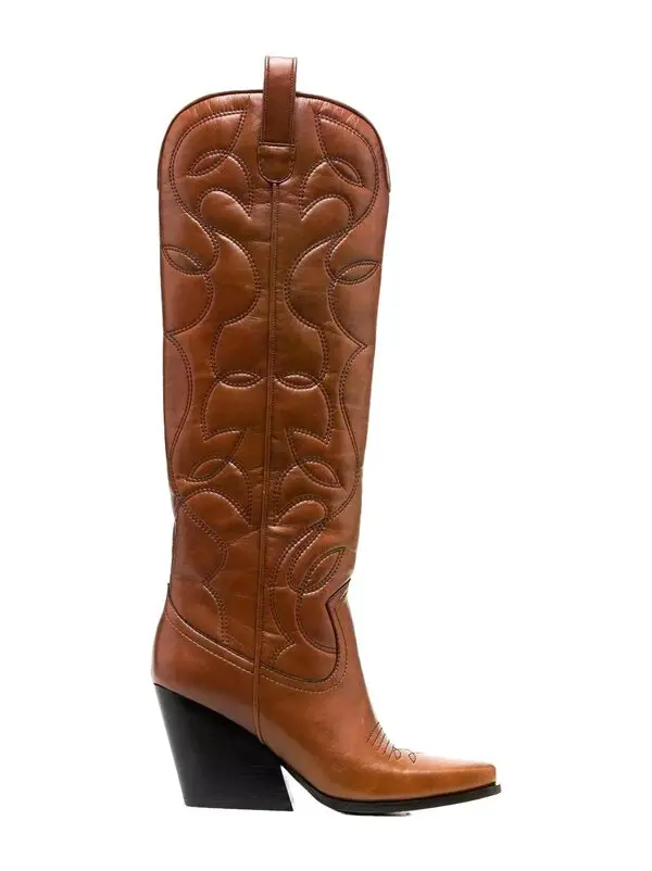 Stella McCartney Cowboy Knee-high Boots - Brown