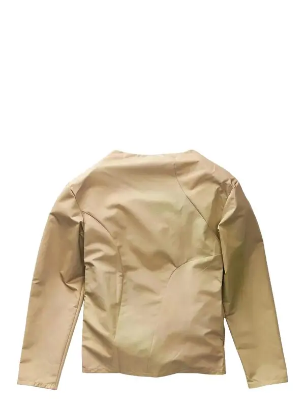 LUAR Rhinestone-logo Beige Blouse - Neutrals