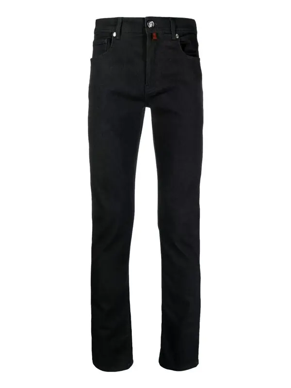 BILLIONAIRE Low-rise Straight-leg Jeans - Blue