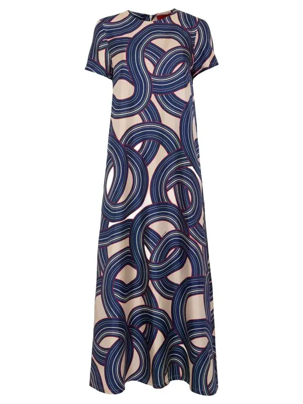 La DoubleJ Swing Maxi Dress - Blue