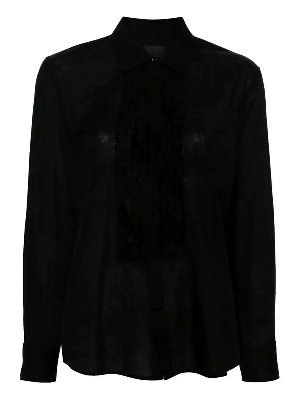 NILI LOTAN Nathael Shirt - Black