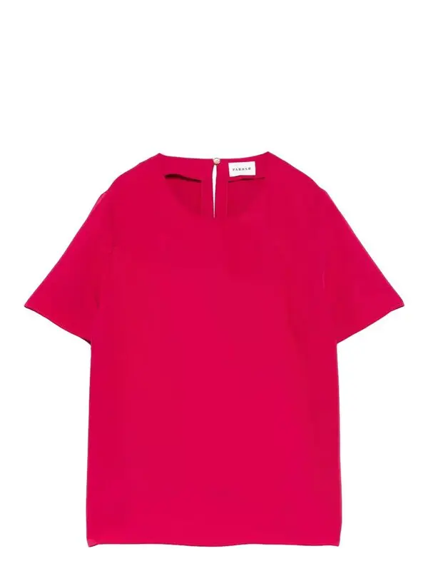 P.a.r.o.s.h Short Sleeve Blouse - Red