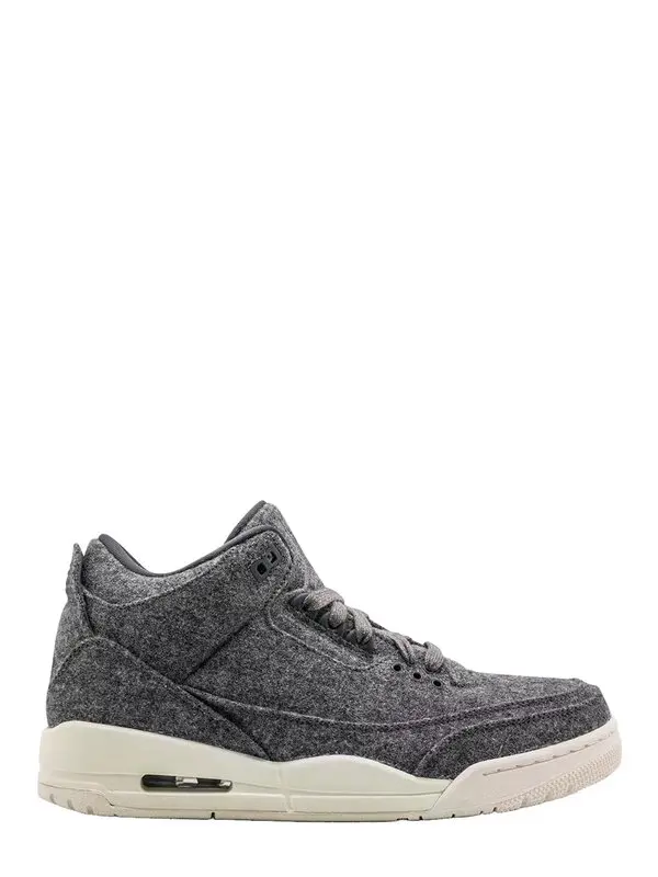 JORDAN 3 Retro Wool Sneakers - Grey
