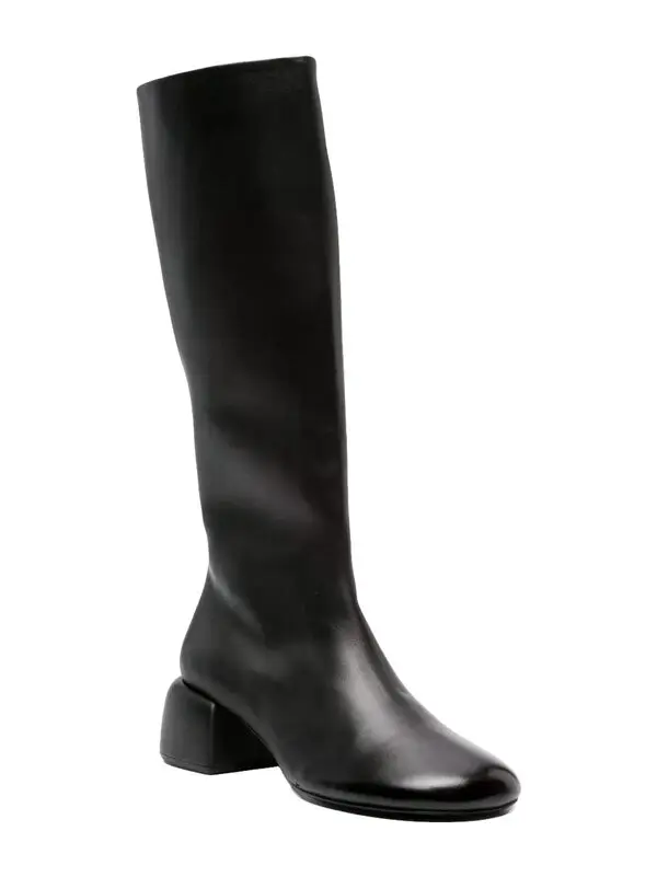 Marsèll 50mm Leather Knee-high Boots - Black