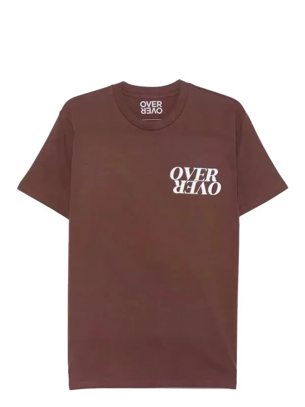 OVER OVER Cotton T-shirt - Brown