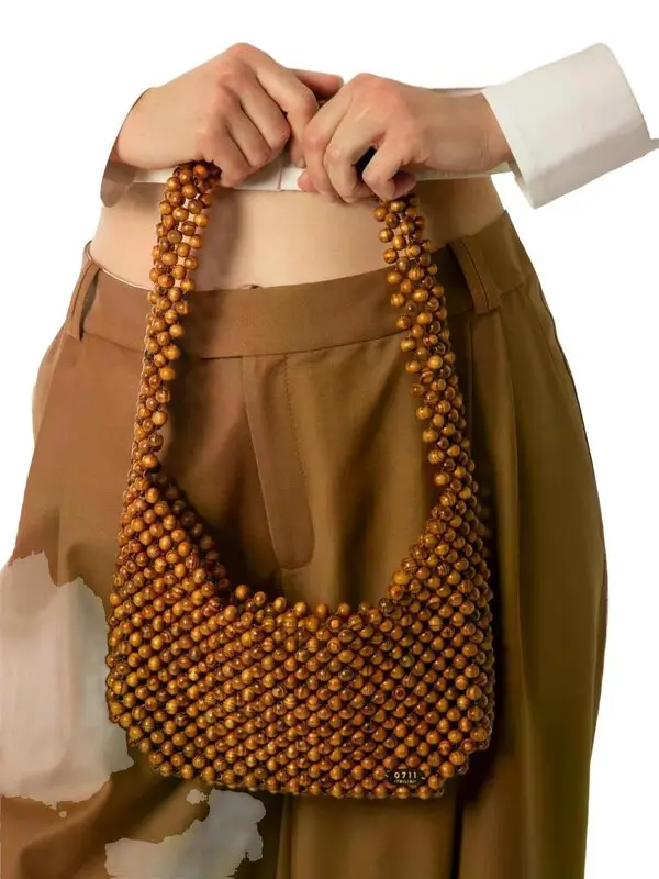 0711 TBILISI Julia Shoulder Bag - Brown