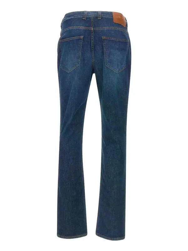 DEVORE INCIPIT Logo Patch Jeans - Blue