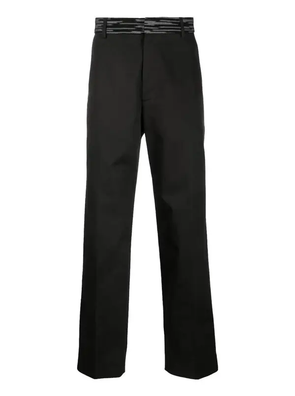 Missoni Straight-leg Chino Trousers - Black