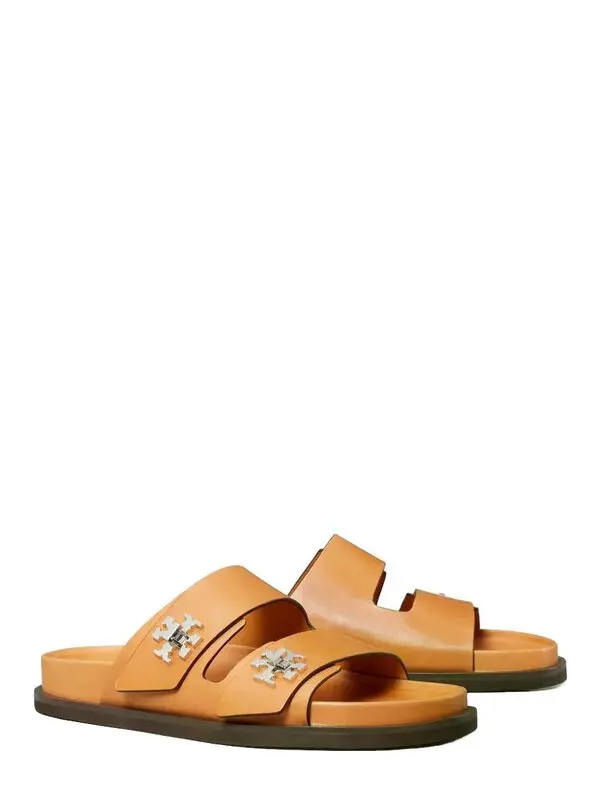 Tory Burch Embellished Slip-on Sandals - Brown