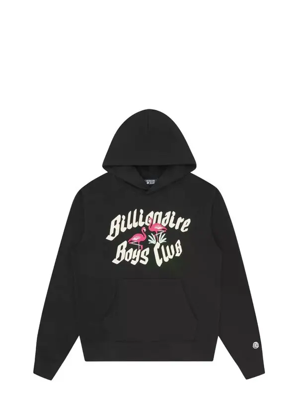 BILLIONAIRE BOYS CLUB Logo Print Hoodie - Black