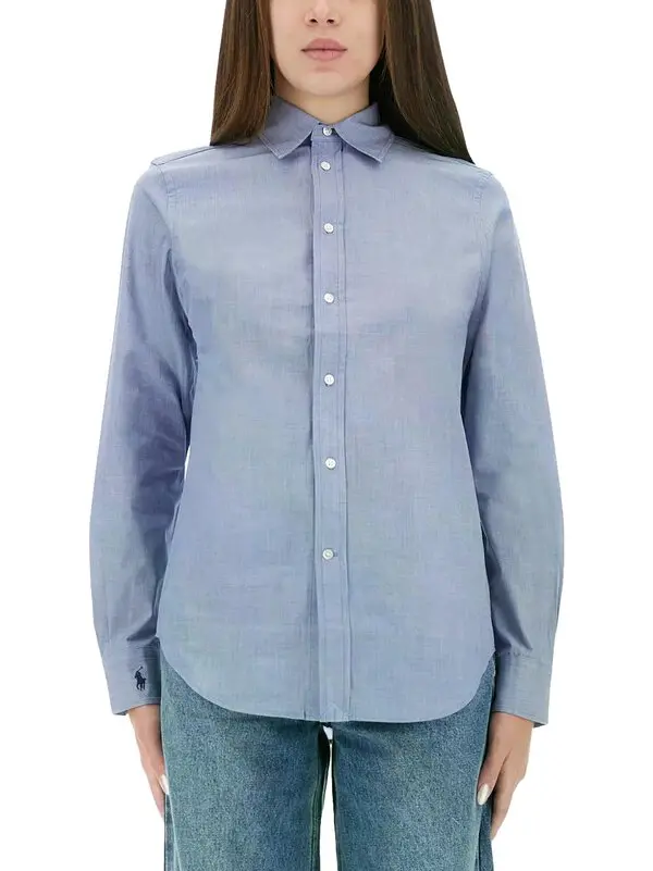 Polo Ralph Lauren Stretch Slim Fit Poplin Button-down Shirt - Blue