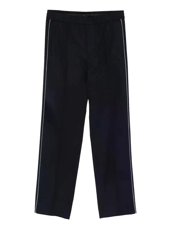 Gucci Logo-patch Trousers - Blue