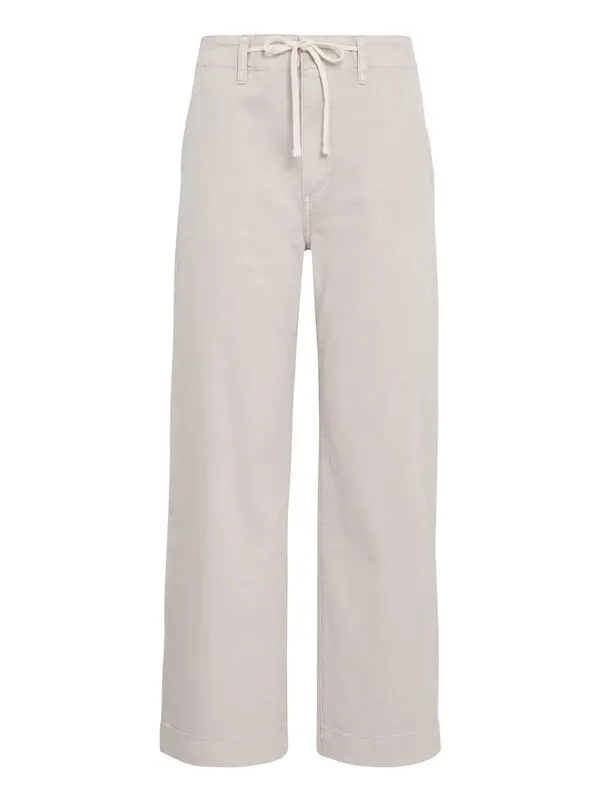 Paige Arellia High-rise Barrel-leg Jeans - Beige