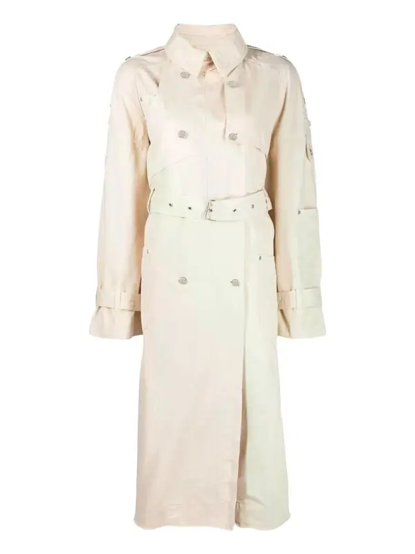 Moschino Double-breasted Trench Coat - Neutrals