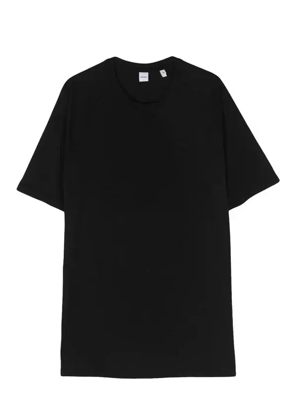 Aspesi Crew-neck Cotton T-shirt - Black
