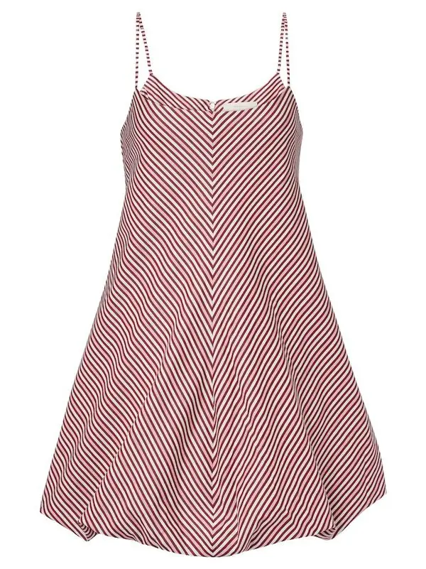 Faithfull The Brand Daniela Striped Cotton Mini Dress - Multicoloured