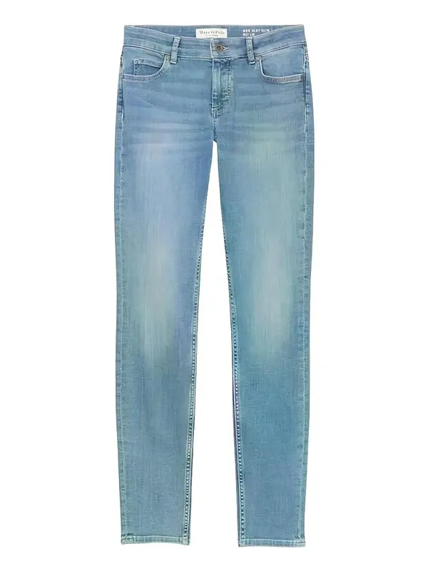 Marc O'polo Slim Fit Jeans With Faded Effect - Blue