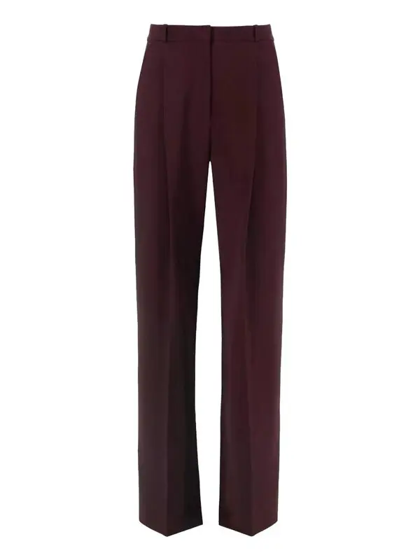 Elisabetta Franchi High-waisted Tailored Trousers - Red