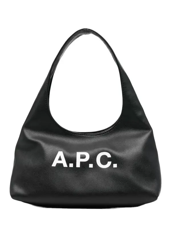 A.p.c. Baby Ninon Logo Tote Bag - Black