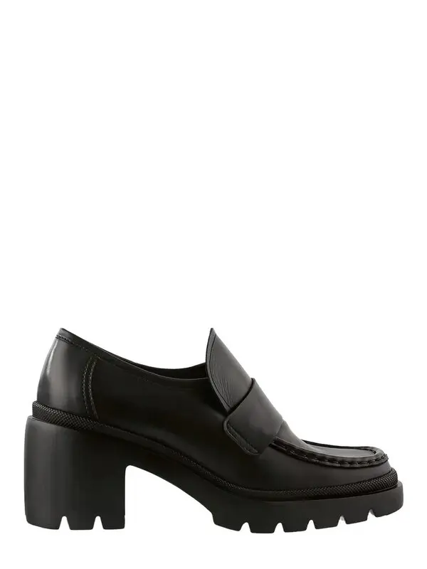 HOGL 50mm Bonnie Chunky Sole-penny Loafers - Black