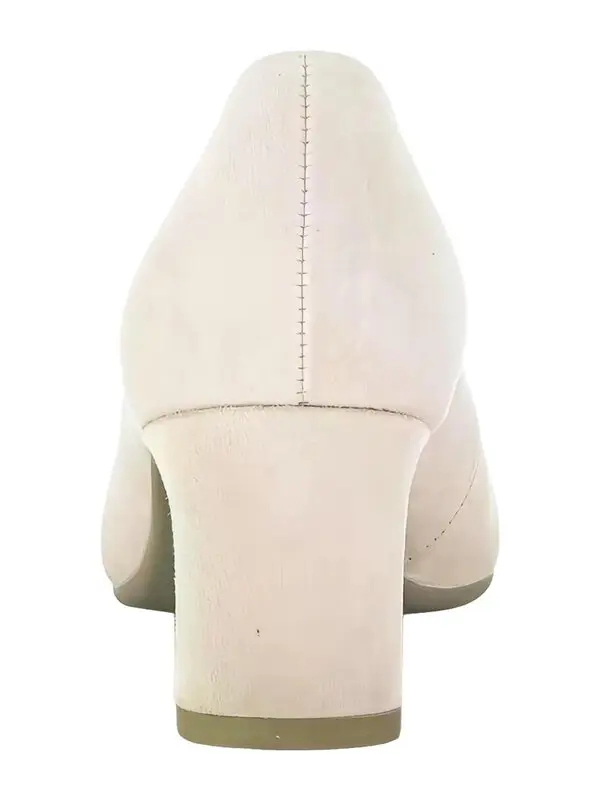 Gabor Chain-embellished Block Heel Pumps - Neutrals
