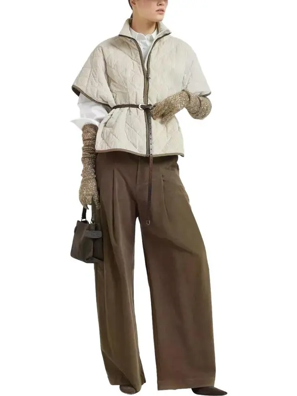 Brunello Cucinelli Quilted Jacket - Neutrals